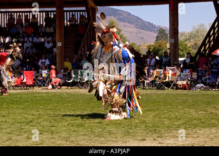 Canada, British Columbia, Kamloops, Kamloopa Pow Wow, Grand Entry ...