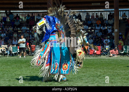 Canada, British Columbia, Kamloops, Kamloopa Pow Wow, Grand Entry ...