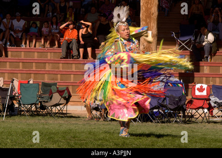 Canada, British Columbia, Kamloops, Kamloopa Pow Wow, Grand Entry ...