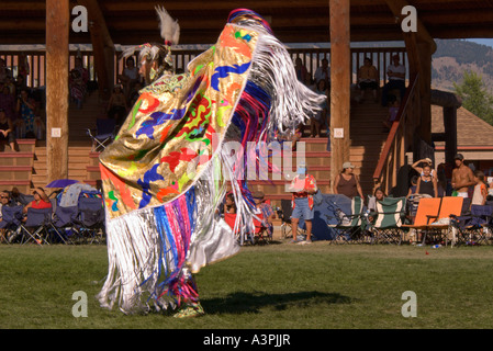 Canada, British Columbia, Kamloops, Kamloopa Pow Wow, Grand Entry ...
