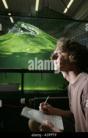 Gregory Payne, PhD student carrying out Wave Power Conversion research ...