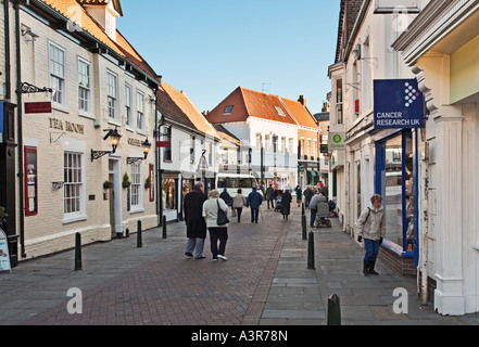 Beverley town centre, Beverley high street, center, shops, shoppers ...
