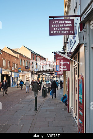 Beverley town centre, center, shops, shoppers, stores outside main ...