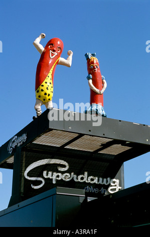 The Superdawg drive in restaurant in Chicago Illinois USA May 2004 ...