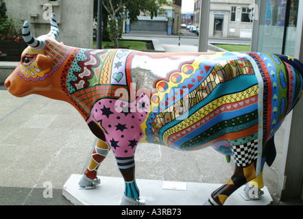 Cow Parade Manchester Stock Photo - Alamy
