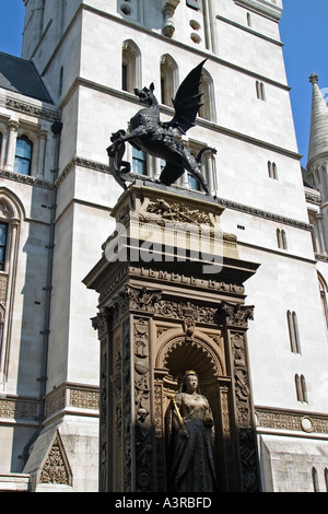 Temple Bar Gryphon London England UK Stock Photo - Alamy