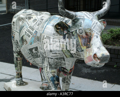 Cow Parade Manchester Stock Photo - Alamy
