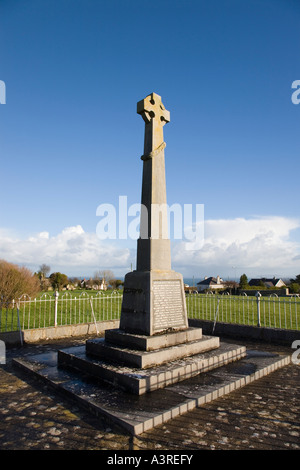 War Memorial, Marianglas, Anglesey Stock Photo - Alamy