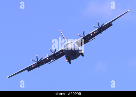 Lockheed C-130 Hercules C5 operated by the RAF, with three Tornado jet ...