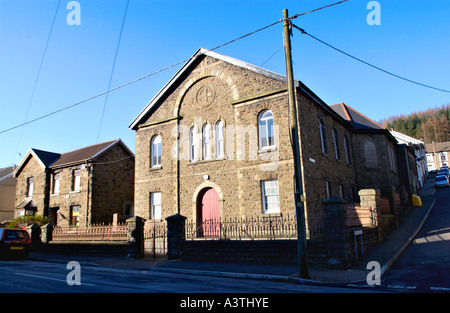 Capel y Parc Methodist Chapel at Cwmparc Rhondda Valley Wales UK GB ...
