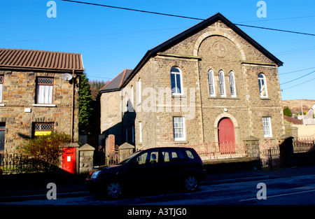 Capel y Parc Methodist Chapel at Cwmparc Rhondda Valley Wales UK GB ...