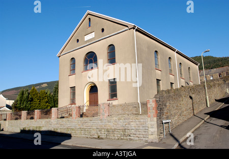 Carmel Chapel at Treherbert Rhondda Valley Wales UK dated 1858 Stock ...