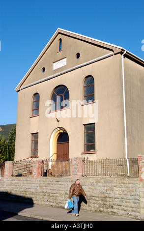 Carmel Chapel at Treherbert Rhondda Valley Wales UK dated 1858 Stock ...