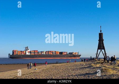 Kugelbake in Cuxhaven, Lower Saxony, Germany Stock Photo - Alamy