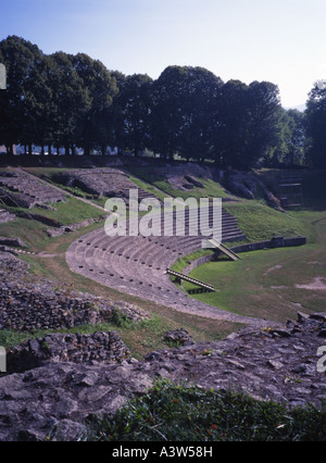 Roman ampitheatre Autun Burgundy France Stock Photo - Alamy