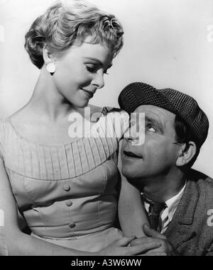 JUST MY LUCK 1957 Rank film with Norman Wisdom and Jill Dixon (in white ...