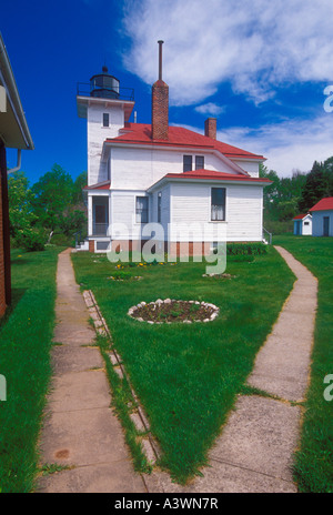 Raspberry Island Lighthouse in Wisconsin, on Lake Superior in Apostle ...