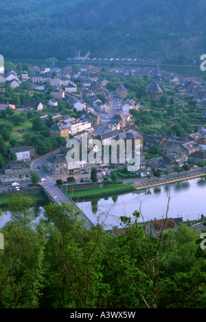 River Meuse at Montherme, French Ardennes Stock Photo - Alamy