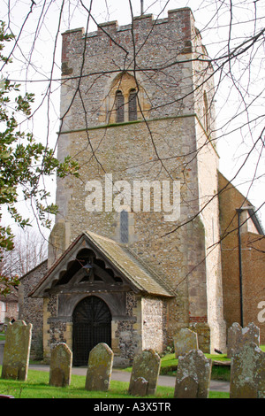 united kingdom west sussex rustington beach huts Stock Photo - Alamy