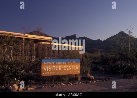 Panther Junction visitor center at the Big Bend National Park Stock ...