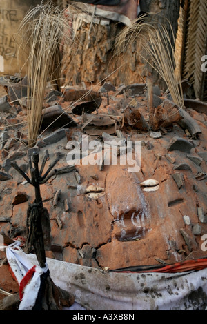 Legba voodoo statue, Abomey, Benin Stock Photo: 21190435 - Alamy