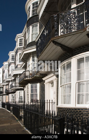Royal Crescent Brighton Sussex England Regency style terrace houses ...
