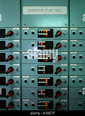 Electrical control panels, "Esholt Sewerage Sludge Incineration Plant ...