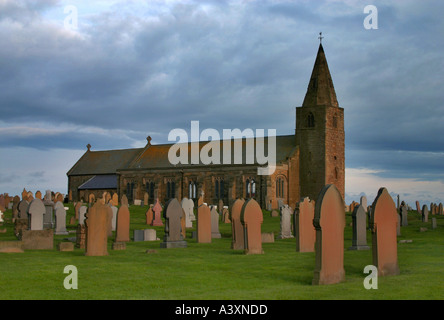 St Bartholomews Church at Church point at Newbiggin by the Sea ...