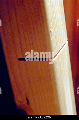 cut off angle in timberbeam Stock Photo - Alamy