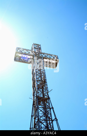 Jacques Cartier Cross Mount Royal Montreal Canada North America Stock ...