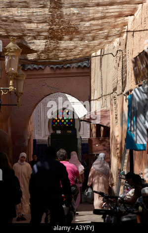Morocco. Marrakech. Soukh in the medina. Chameleon by herbs Stock Photo ...