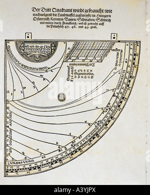 16th Century Quadrant Stock Photo - Alamy