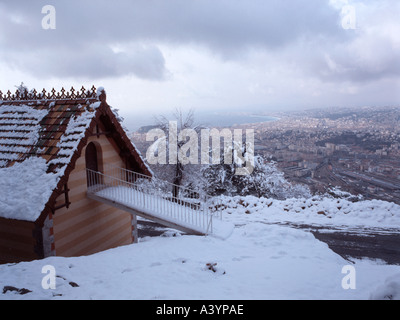 Snow in Nice France Stock Photo - Alamy