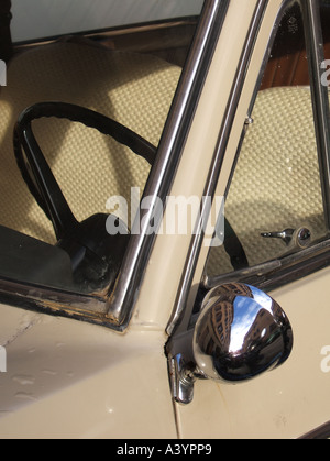 cream fiat car in rome Stock Photo - Alamy