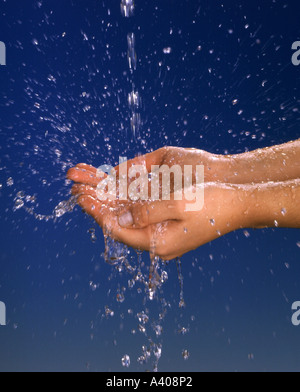 hands under running water Stock Photo - Alamy