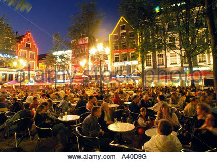 Amsterdam Holland Leidseplein nightlife Stock Photo: 1248515 - Alamy