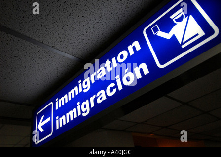 Immigration queue at Montego Bay Airport Jamaica Stock Photo - Alamy