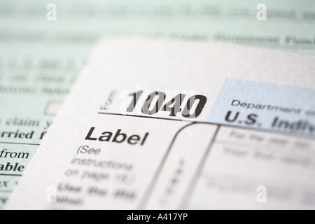 Tax forms, close up Stock Photo - Alamy
