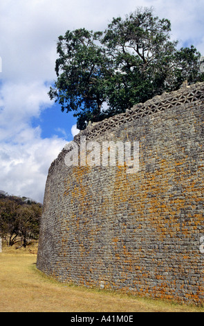 Outer wall of Great Enclosure Great Zimbabwe National Monument Stock ...