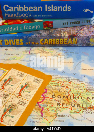 Caribbean guidebook Best Dives of the Caribbean map of the Caibbean ...
