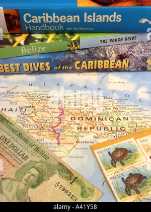 Caribbean guidebook Best Dives of the Caribbean map of the Caibbean ...
