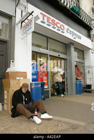 Tesco Express on the Camden Road, North London.30 October 2002 photo ...