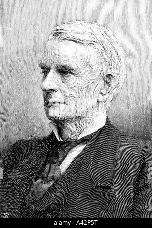 engraving of 19th century American judge and politician Alexander ...