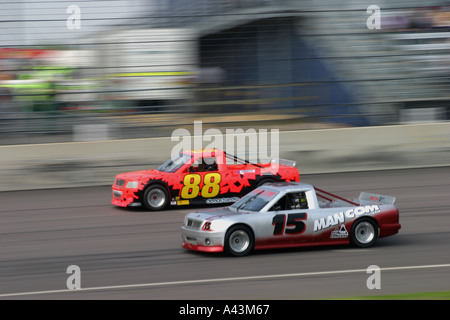Racing pick up trucks Stock Photo - Alamy
