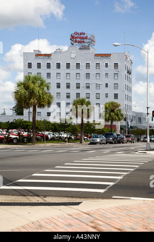 Historic Ocala National Bank building in Ocala, Florida, USA Stock ...