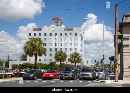 Historic Ocala National Bank building in Ocala, Florida, USA Stock ...
