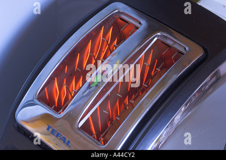 red hot elements of a toaster Stock Photo - Alamy