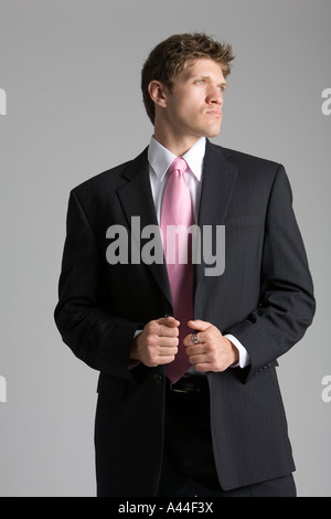 Business inspiration of young man Stock Photo - Alamy