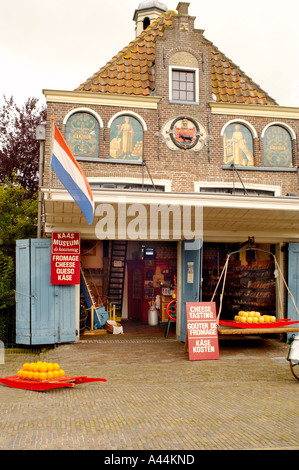 Exterior view of a cheese museum with cheese displayed outside Stock ...