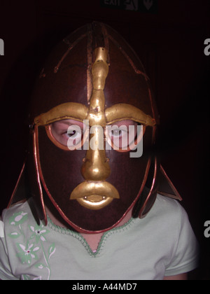 Replica of the Anglo Saxon Sutton Hoo Helmet Stock Photo - Alamy